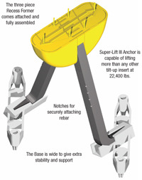 White Cap | Meadow Burke 8-1/4" Super-Lift III Tilt-Up Insert